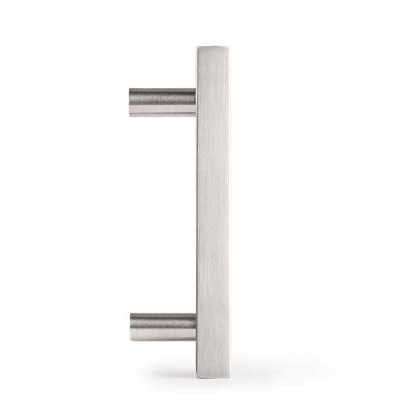 Stainless Steel Cabinet Pulls 2"-10" Hole Centers Square T Bar Handles ...