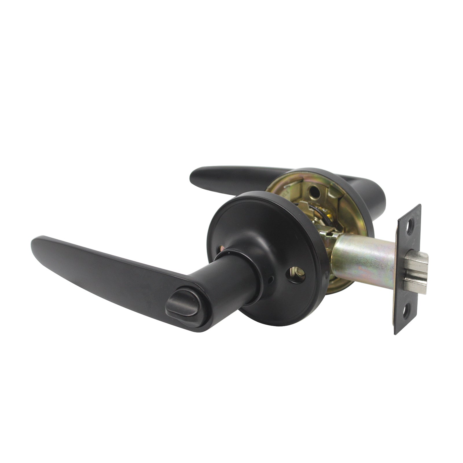 Privacy Lock Door Lever set for Bedroom and Bathroom, Interior Door Lo ...